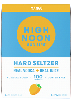 High Noon Mango Hard Seltzer 4pk **NFD** (355mL) – Cambridge Liquor